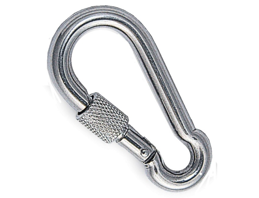 Talamex - 316 Stainless Screw Lock Carabiner - 10mm - 74.227.100 ...