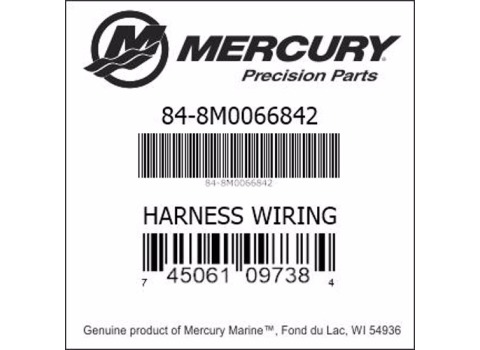 Mercury - HARNESS WIRING - Quicksilver - 8M0066842 | Cables and ...