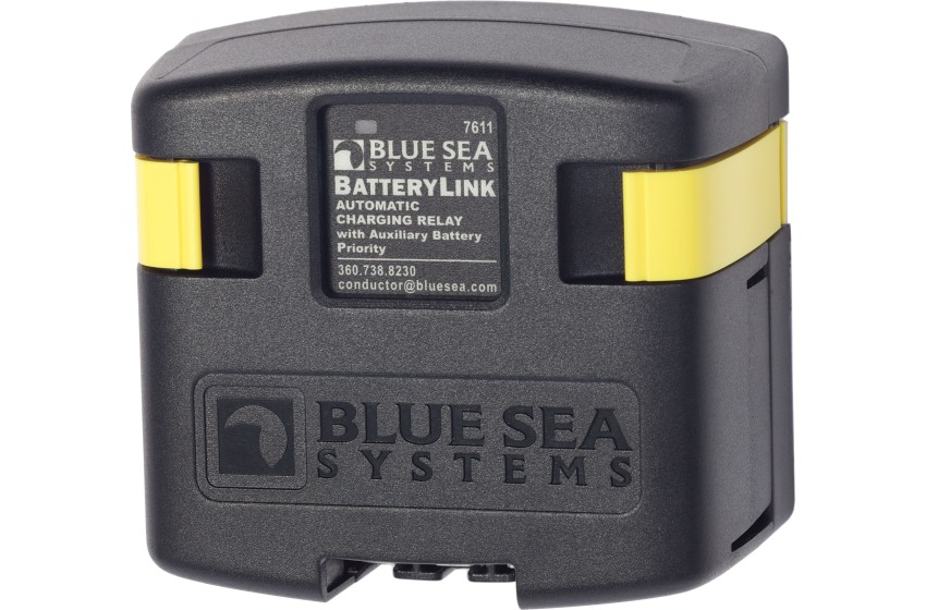 Blue Sea - BatteryLink™ Automatic Charging Relay - 12V/24V DC 120A - PN ...