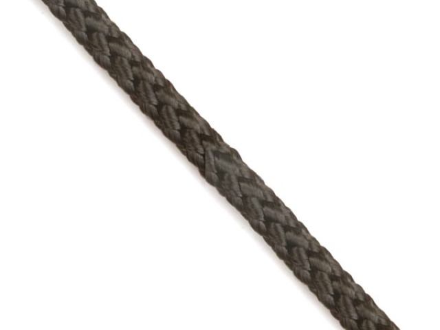 8-Plait Polyester Rope / Cord - 4mm - Black (per meter) | High ...