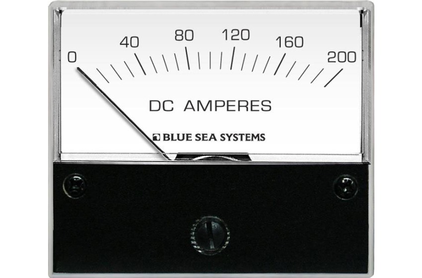 Blue Sea - DC Analog Ammeter - 0 to 200A with Shunt - PN. 8019 | Meters ...