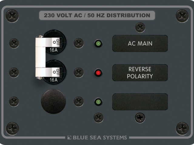 Blue Sea - AC Panel - Main + 1 Position [European] - PN. 8129 | AC ...
