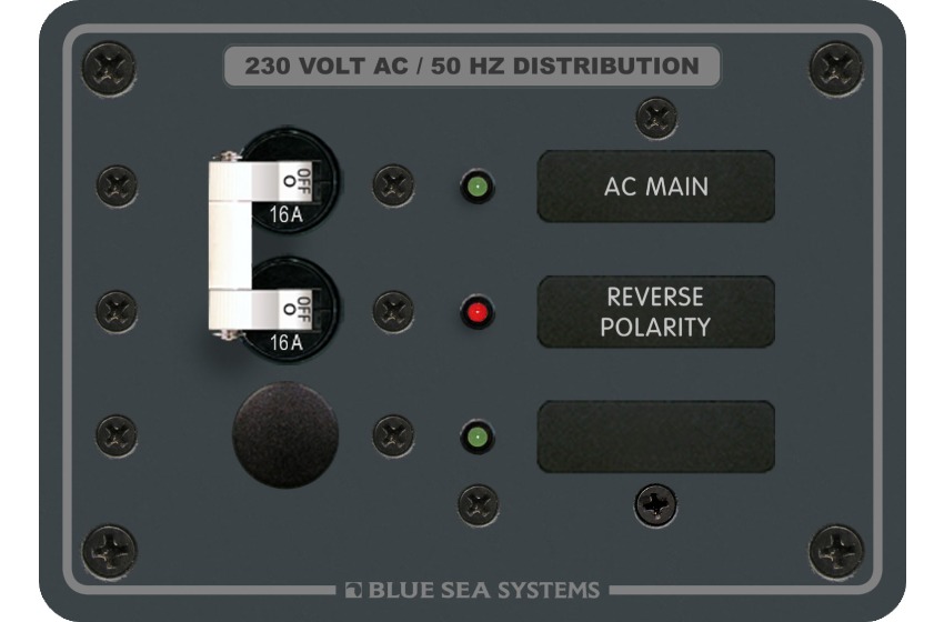 Blue Sea - AC Panel - Main + 1 Position [European] - PN. 8129 | AC ...