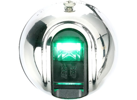 attwood LED 2NM Stainless Starboard - Vertical Surface Mount Navigation ...