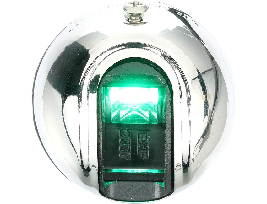 attwood LED 2NM Stainless Starboard - Vertical Surface Mount Navigation ...