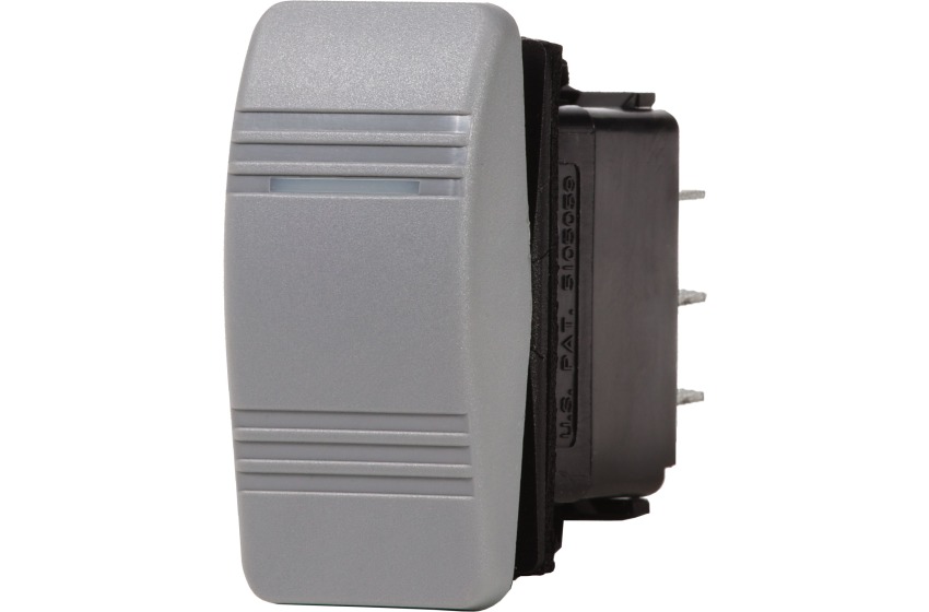 Blue Sea - Contura Switch DPST Gray - OFF-ON - PN. 8218 | Contura Switches | Bottom Line | Isle ...
