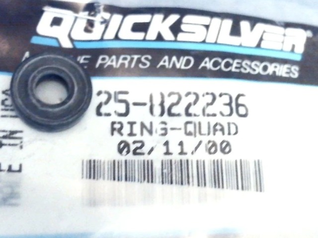Mercury - QUAD RING - Quicksilver - 25-822236 | O-Rings, Seals and ...
