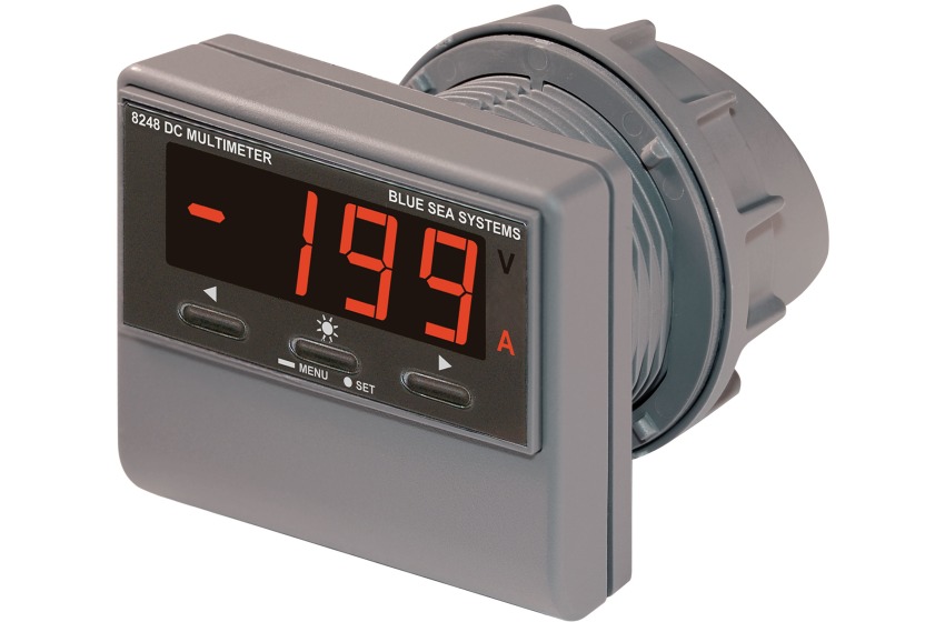 Blue Sea - DC Digital Multi-Function Meter with Alarm - PN. 8248 ...