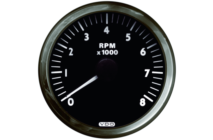 Mercury - SC100 TACHOMETER 0-8000 RPM (Black) - Quicksilver - 79 ...
