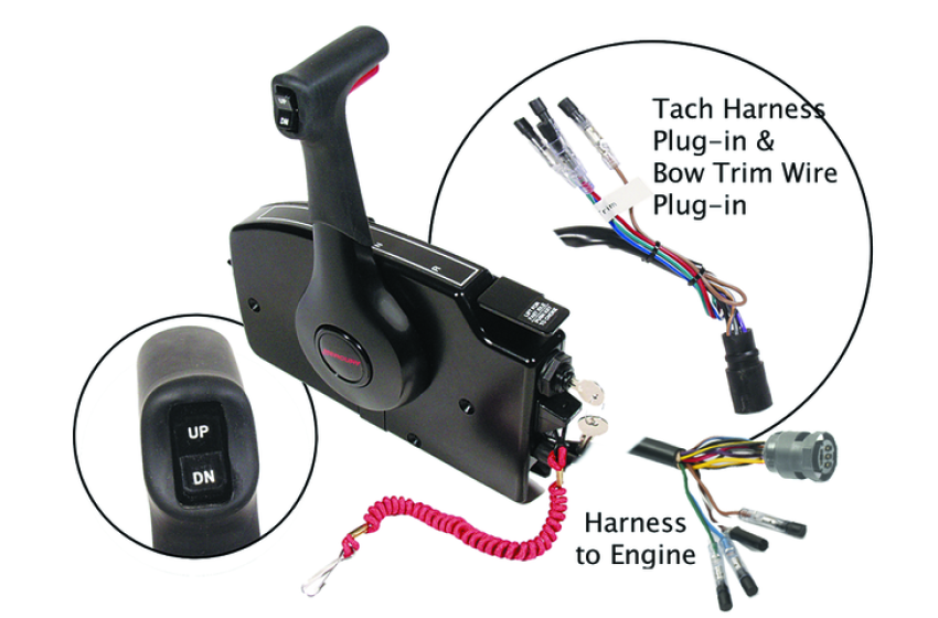 Mercury - REMOTE CONTROL Electric Start - Power Trim - Quicksilver ...