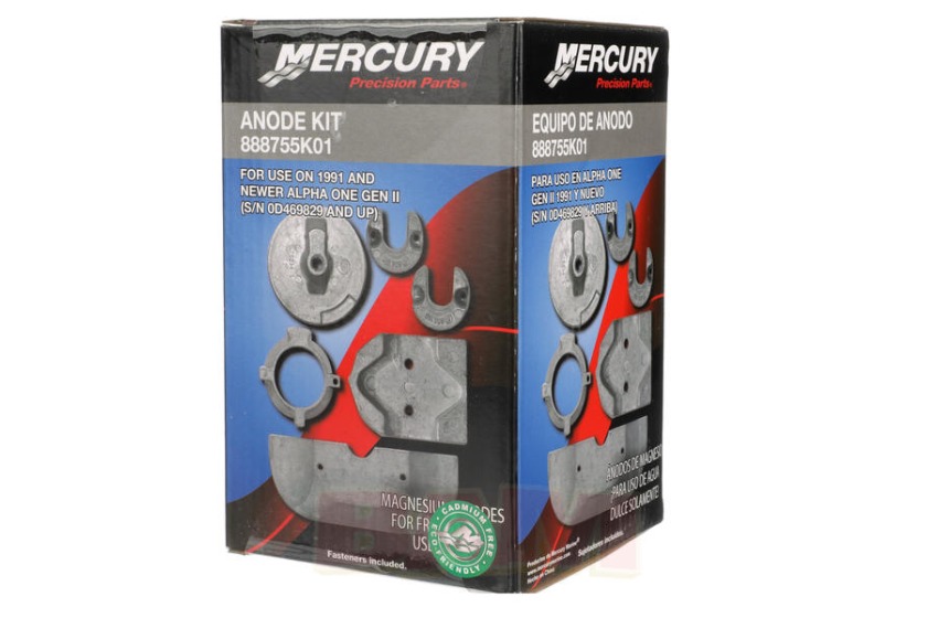 MerCruiser - ANODE KIT MAGNESIUM ALPHA ONE GEN2 - Quicksilver - 97 ...