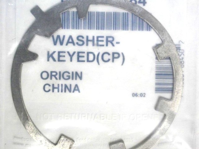 Mercury - LOCKING WASHER Keyed 65HP - 150HP - Quicksilver - 8M0030784 ...