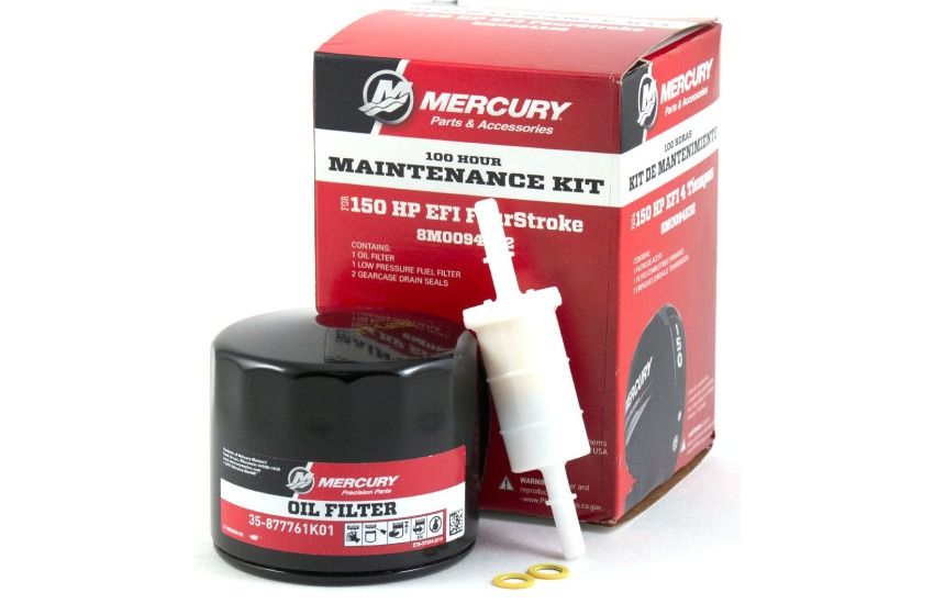 Mercury - 100 hour Maintenance Service Kit - 150 HP Four Stroke ...