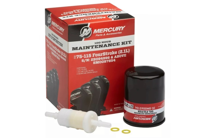 Mercury - SERVICE KIT 75-115 HP 4S (100 Hour) - Quicksilver - 8M0097854 ...