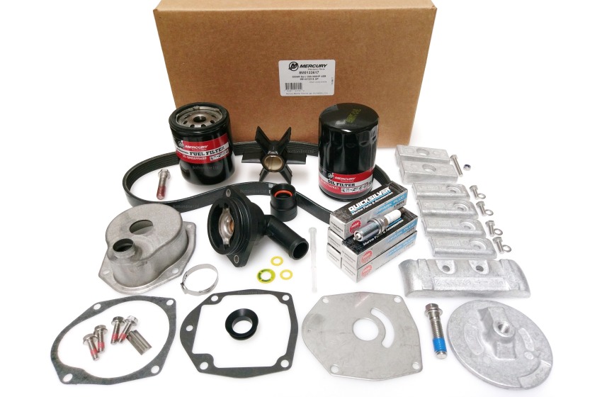 Mercury 300 hour Maintenance Service Kit - L6 Verado Four Stroke 200 ...