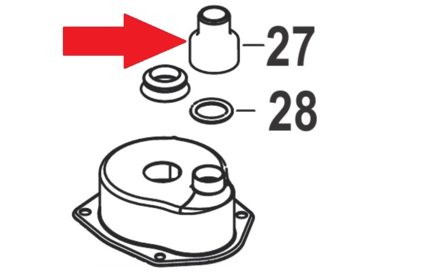 Mercury - COUPLING Water Pump 4.6L V8 - Quicksilver - 8M0142435 | 250hp ...