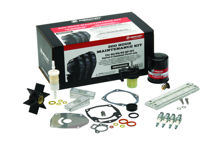 Mercury - SERVICE KIT 40-60HP 4S (300 Hour) BigFoot/Command Thrust ...