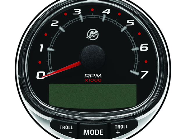 Mercury - SC1000 TACHOMETER KIT 7000 RPM BLACK - Quicksilver - 79 ...