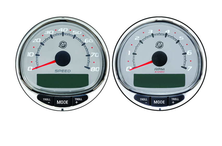 Mercury - SC1000 TACHOMETER KIT 7000 RPM GREY - Quicksilver - 79 ...