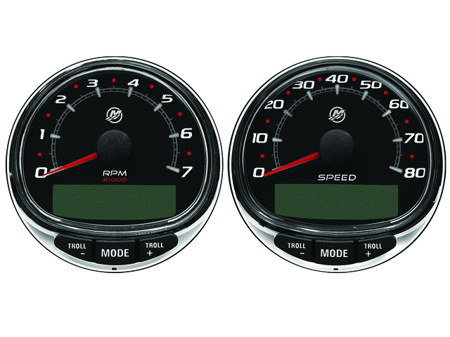 Mercury - SC1000 TACH SPEED 80 MPH BLACK (Single Engine) - Quicksilver ...