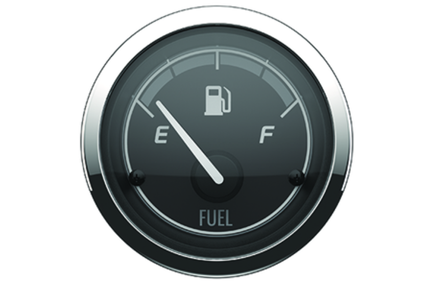 Quicksilver Fuel Level Gauge - Classic Black/Chrome - Mercury - 79 ...