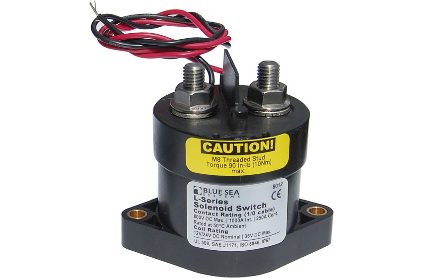 Blue Sea - Solenoid L-Series - 250A 12/24V - PN. 9012 | Switches and ...