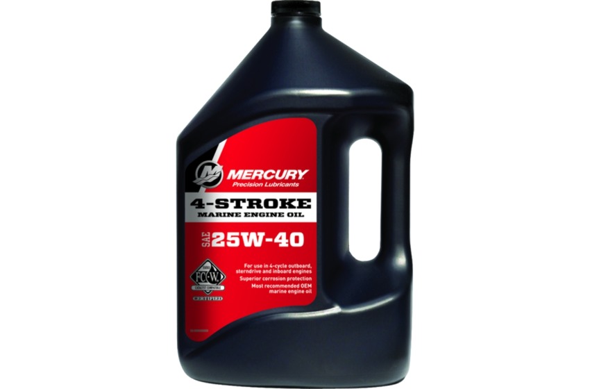 Mercury Engine oil - 25W40 Inboard / Outboard - 4 Litres - 92-8M0206954 ...