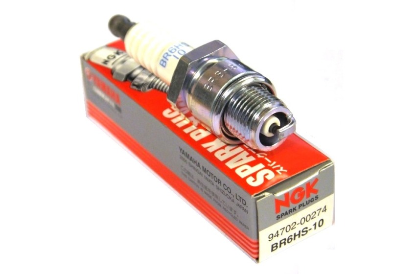 Genuine YAMAHA Spark Plug - 3A F8C F9.9F- 94702-00274 - BR6HS-10 - NGK ...