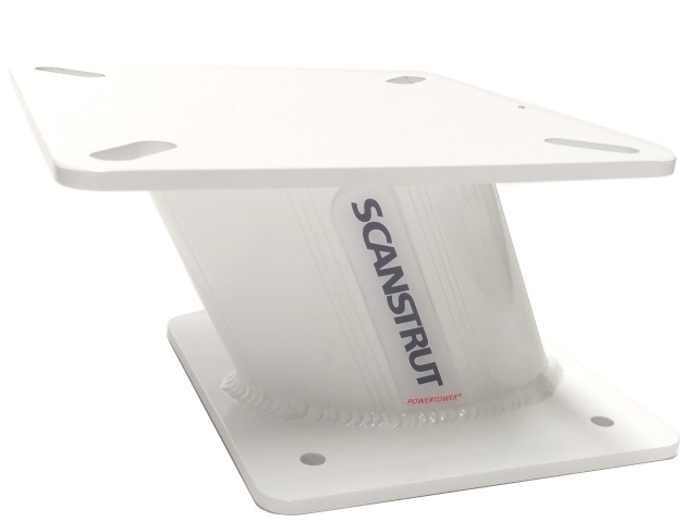 Scanstrut 5" (127mm) Forward Leaning Aluminium Radar Mount - Power ...