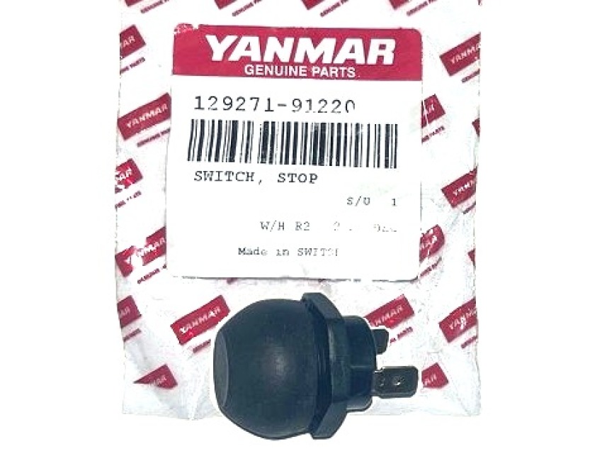 Yanmar Stop Button - B20 Panel - 129271-91220 | Controls | Bottom Line ...
