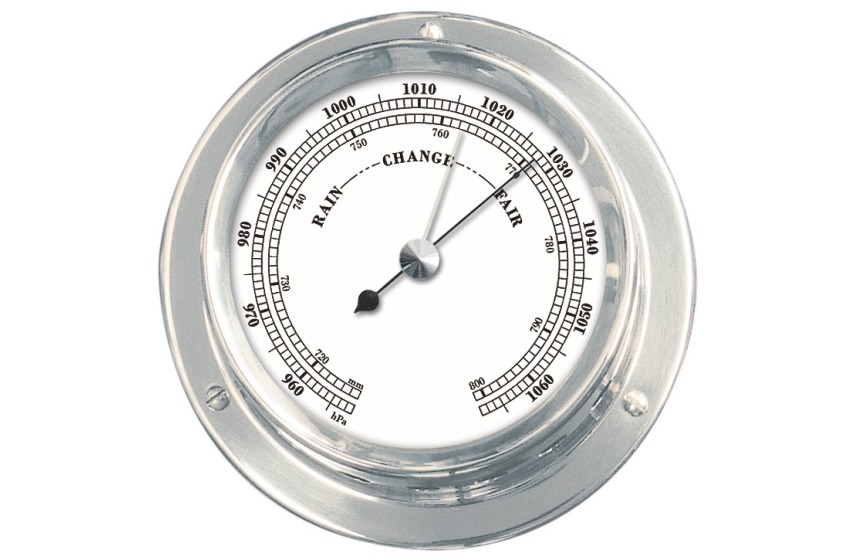 Talamex - BAROMETER CHROMED 110/84MM - 21.421.112 | Clocks, Barometers ...