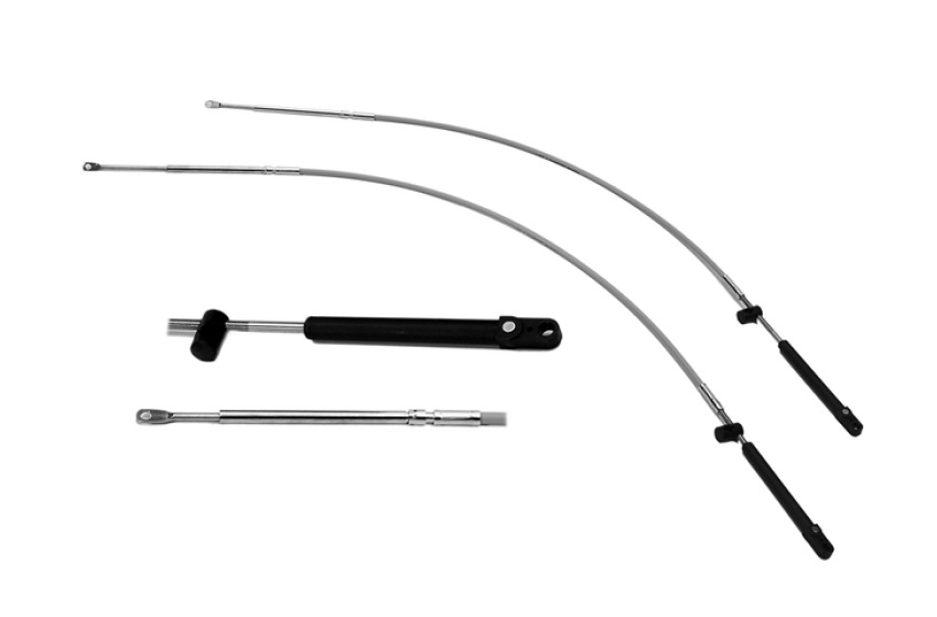 Mercury - CABLE KIT BIG TILLER THROTTLE AND SHIFT 150 4S - Quicksilver ...