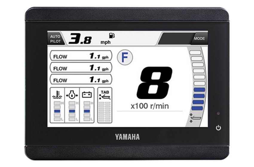 Yamaha Marine - CL5 Touchscreen Display - Multi Function Outboard - 6YM ...