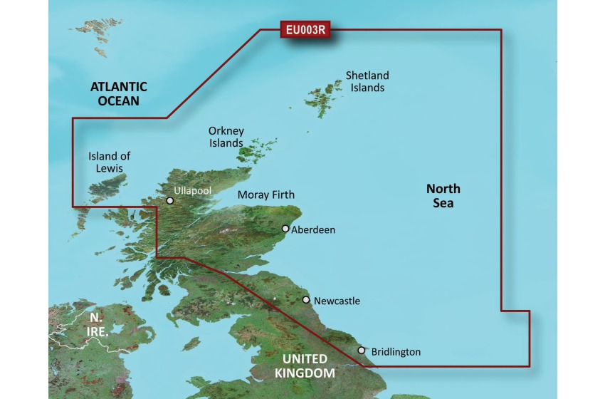 Garmin BlueChart G3 - GB Northeast Coast - EU003R | Garmin Blue Chart ...