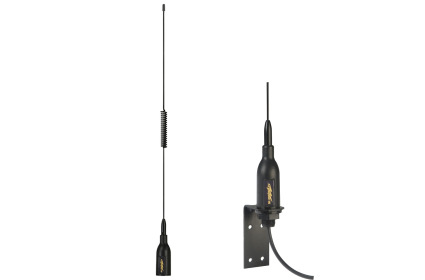 Glomex Supergain Black Steel Whip VHF Antenna 53cm - SGV70RIBBK ...