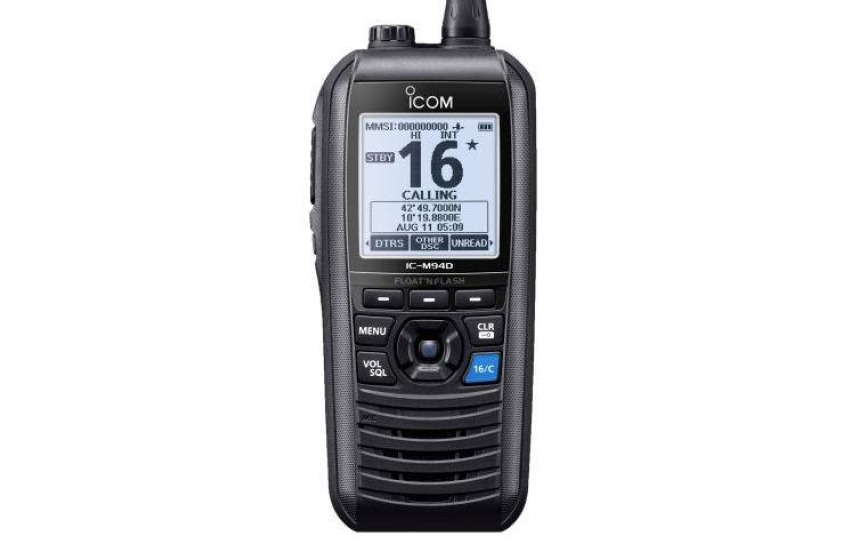 ICOM IC-M94DE - 6W - Buoyant - Marine VHF Handheld - Distress DSC/GPS ...