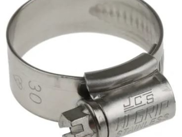 JCS HI-Grip 316 Stainless Hose clamp - 22mm - 30mm - 1A | Hose Clamps ...