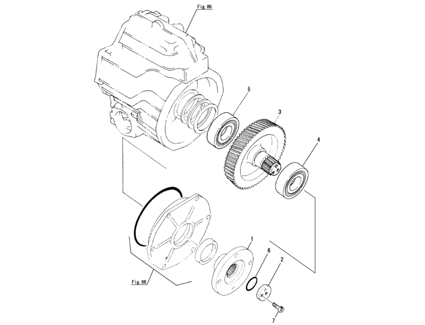 YANMAR - Bearing - KM5A - Genuine - 24142-303090 | KM5A - Output Shaft ...