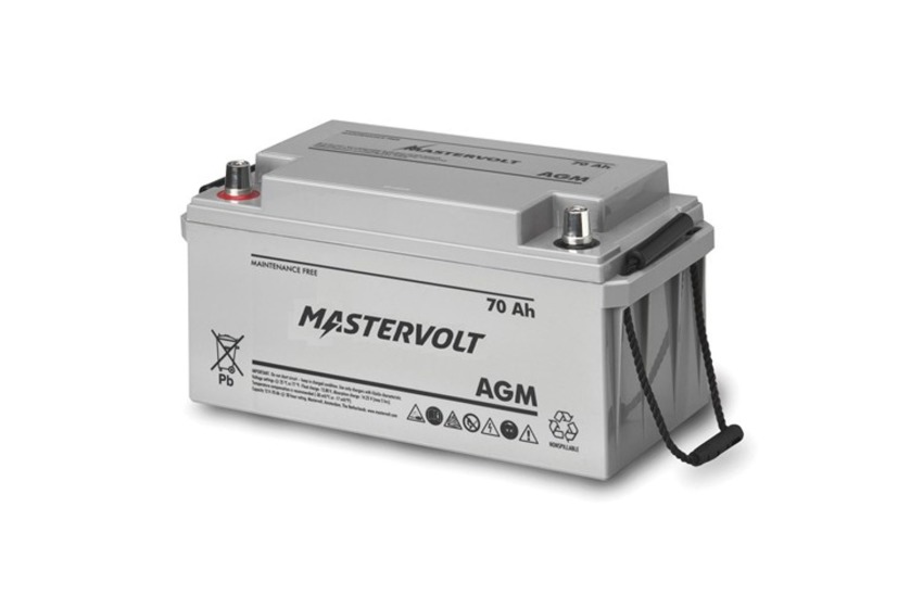 Mastervolt AGM Battery 12V 70Ah - 62000700 | AGM Batteries | Bottom ...