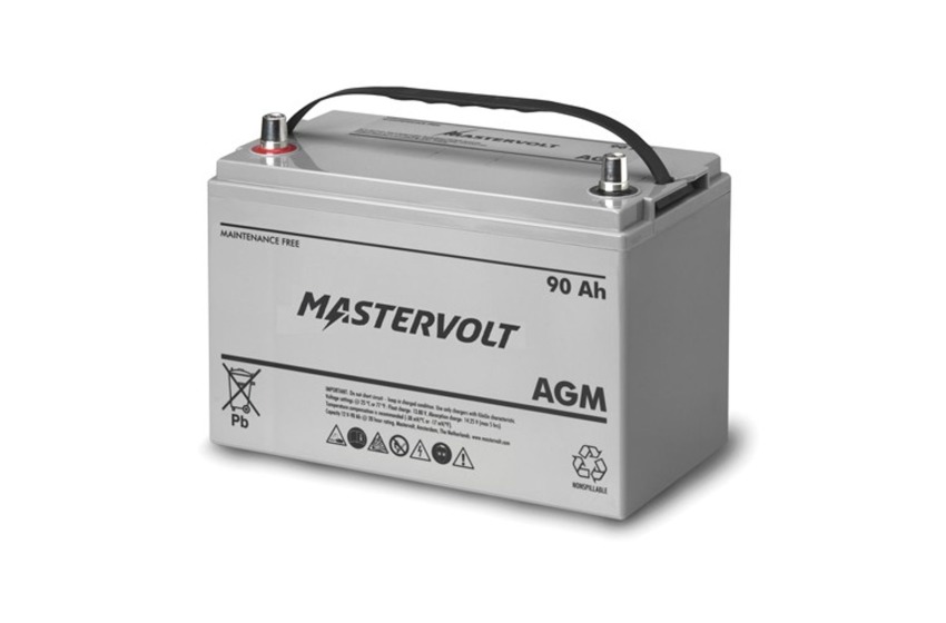 Mastervolt AGM Battery 12V 90Ah - 62000900 | AGM Batteries | Bottom ...