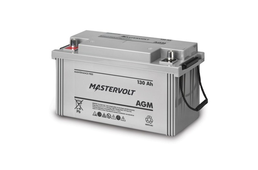 Mastervolt AGM Battery 12V 130Ah - 62001300 | AGM Batteries | Bottom ...