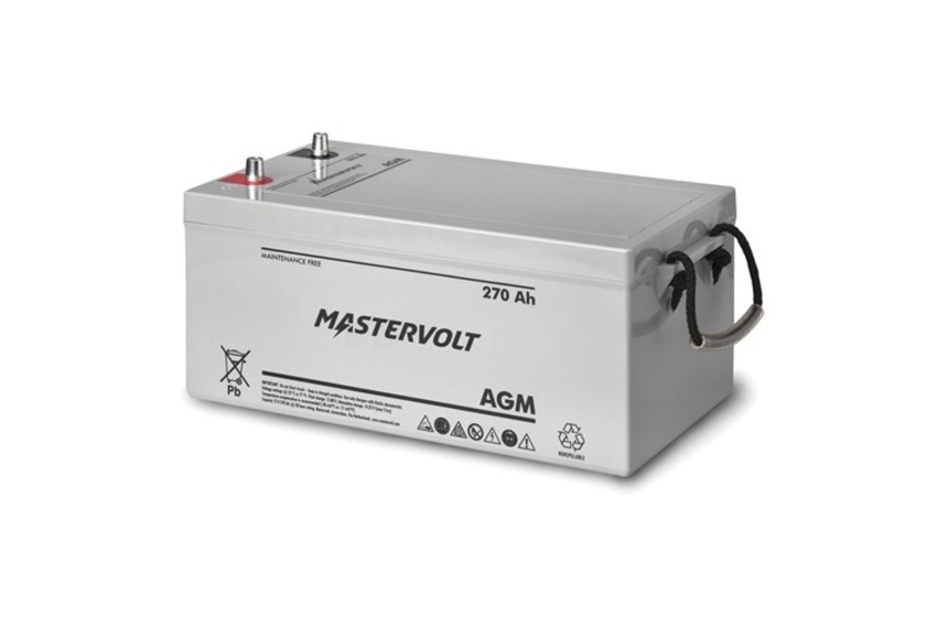Mastervolt AGM Battery 12V 270Ah - 62002700 | AGM Batteries | Bottom ...