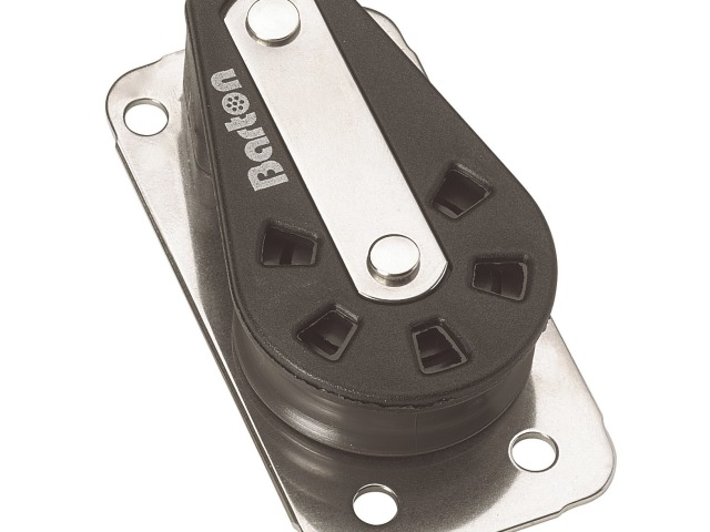 Barton - Single - Cheek Block - Plain Bearing S2 - N02160 | Size 2 ...