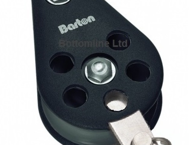 Barton Marine Size 6 Single Fixed Eye Block + Becket 64mm - Plain ...