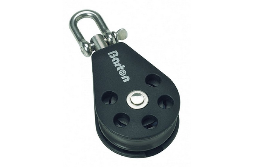 Barton Marine Size 2 Single Swivel Block - 35mm - Ball bearing - N12130 ...
