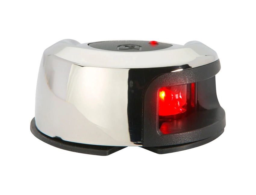 attwood Navigation Light LED 2NM Deck Mount - Stainless - Port (Red ...
