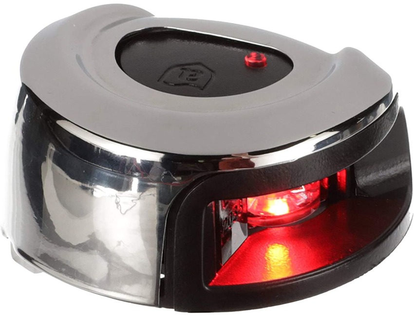 attwood Navigation Light LED 2NM Deck Mount - Stainless - Port (Red ...