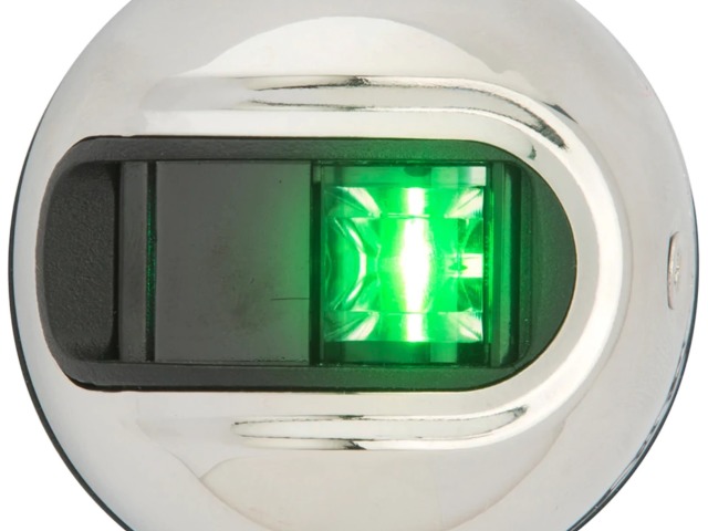 attwood LED 2NM Stainless Starboard - Vertical Surface Mount Navigation ...
