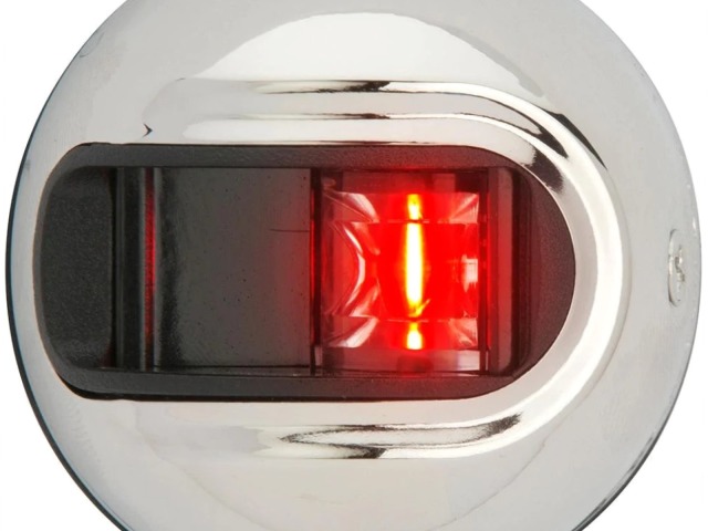 attwood LED 2NM Stainless Port - Vertical Surface Mount Navigation ...