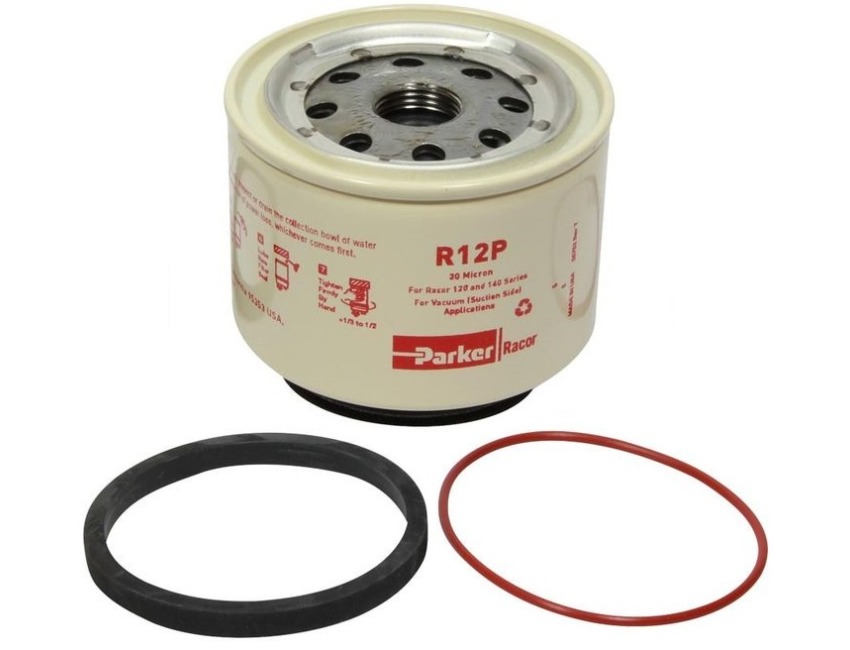 Racor Diesel Fuel Filter / Water separator Element - R12P for 120AP ...